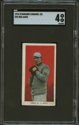 1910 E93 Standard Caramel Red Ames SGC 4 | eBay