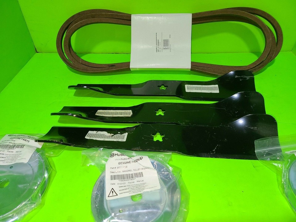 Spindle Belt Blade Pulley for Husqvarna Z248F 539131898 582558001 ...