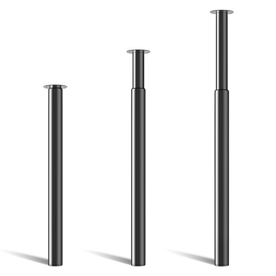 1-4PC 710-1100mm Adjustable Breakfast Bar Legs Worktop Kitchen Table ...