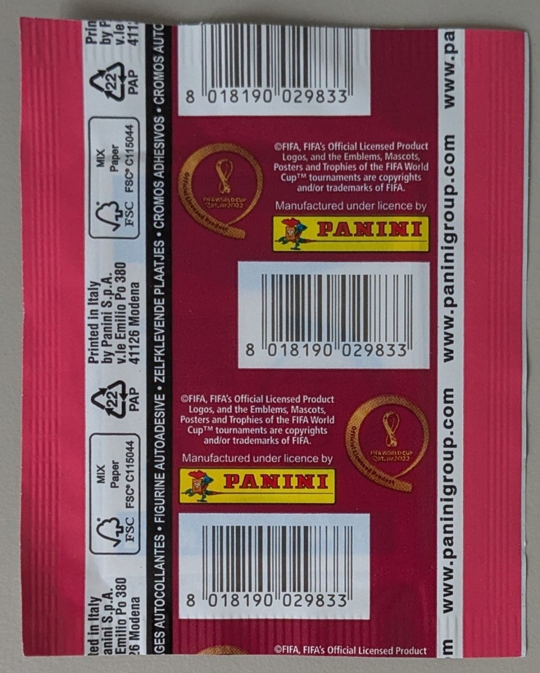 2022 Panini World Cup Sealed Sticker Pack | eBay UK