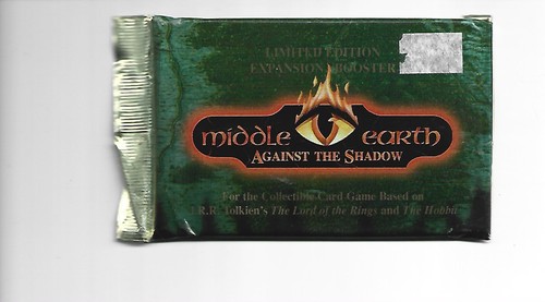 Middle Earth CCG Against The Shadow Limited Ed Booster Sealed Pack | eBay
