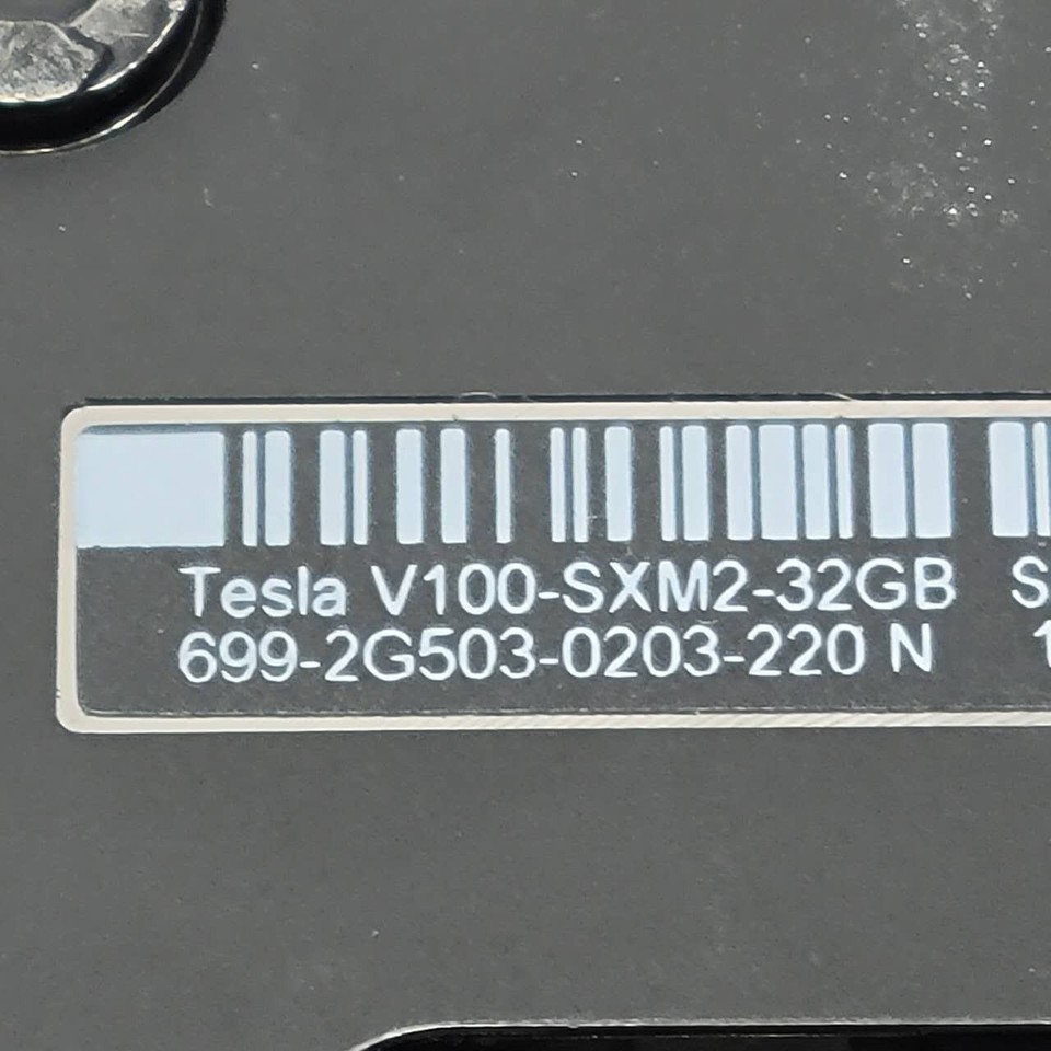 Nvidia Tesla V100 SXM2 32GB GPU 699-2G503-0203 AI GPU LLM Graphics ...