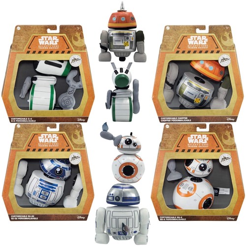 Star Wars Galaxy’S Bord Peluche Droïde – R2-D2, BB-8, Chopper, D-O ...