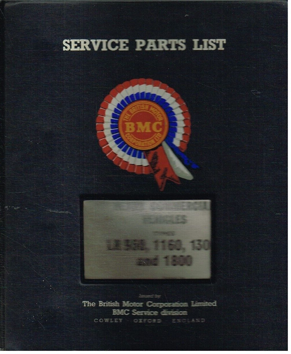 BMC LR950 LR1160 LR1300 LR1800 TRUCK CHASSIS ORIG. 1968 FACTORY PARTS ...