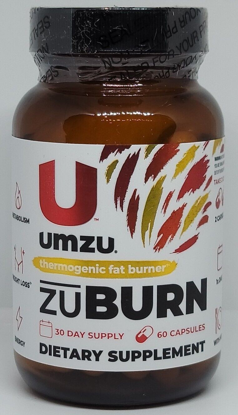 UMZU zuBURN - Thermogenic Fat Burner - FREE Same Day Ship Mon-Sat - Exp ...