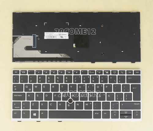 For HP EliteBook 830 G5 836 G5 830 G6 Keyboard no Backlit Latin Spanish ...