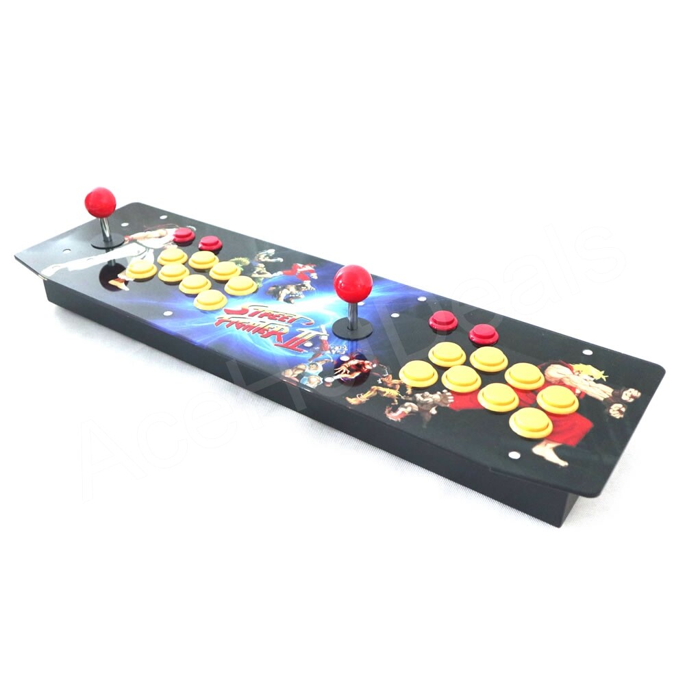 RAC-J500T 2 Players Double USB Arcade Joystick For PC Acrylic Artwork ...