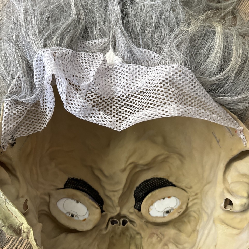 Vintage Halloween DON POST Studios Zombie Monster Mask Light Up Eyes ...