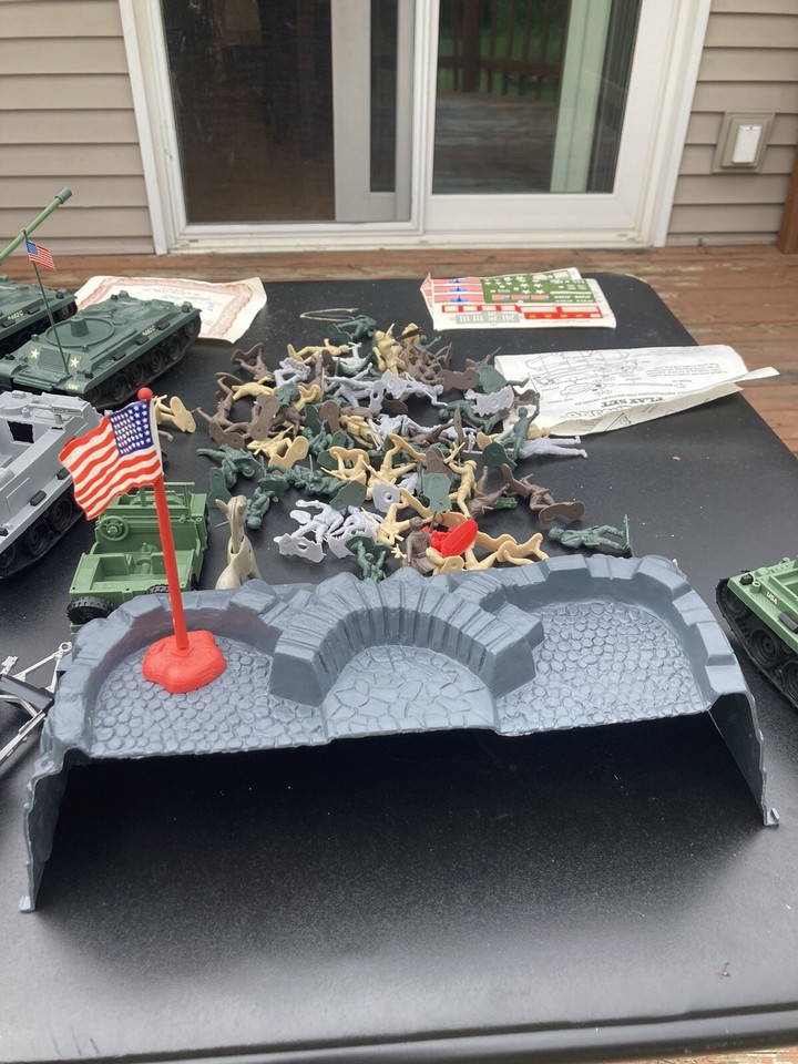 Marx Commerative BATTLEGROUND Playset 4113 W/ Original Box | eBay