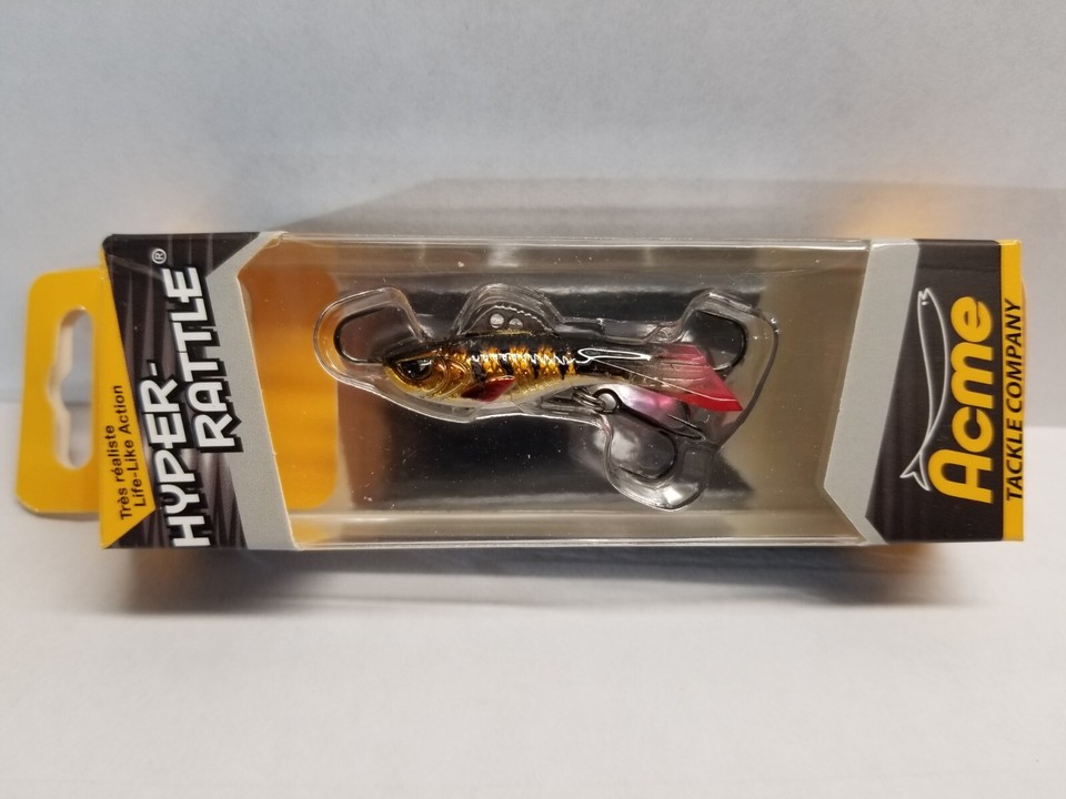 🔥Hyper-Rattle.Jigging Minnow Bait UV Glow Rattle Ice Acme Tackle U PICK ...