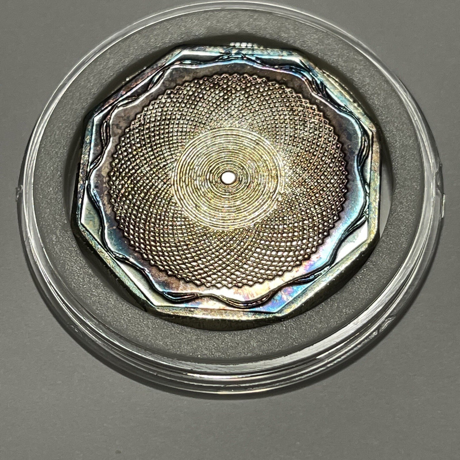 1851 Octagon Shaped Coin Copy Rainbow Toning 1 Troy Oz .999 Fine Silver ...