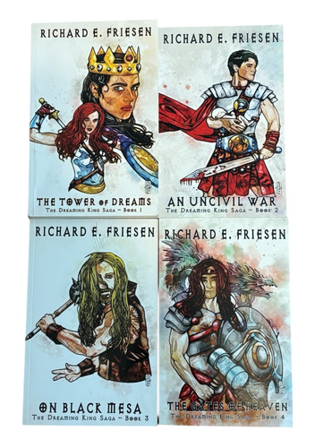 Richard E. Friesen The Dreaming King Saga Book Series Books 1-4 Signed ...