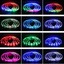 15.5" LED Wheel Ring Rim Lights RGB Color Chasing Brake & Turn Signal ...