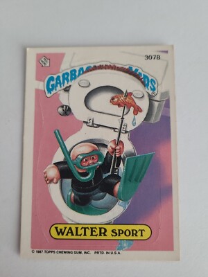 Walter Sport (307b) Garbage Pail Kids series 8 GPK OS8 | eBay