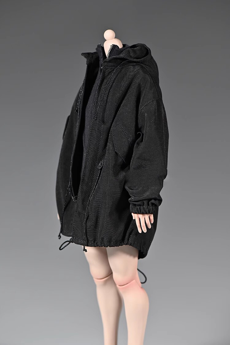 A5-6 1/6 Scale Female Soldier Fashion Black Jacket Model for 12 ...