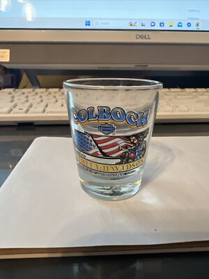 Harley Davidson motorcycles Morrison town To Convict shot glass | eBay