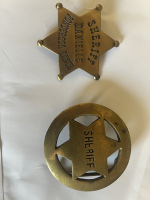 SHERIFFS BADGES BRASS LOT (2) | eBay