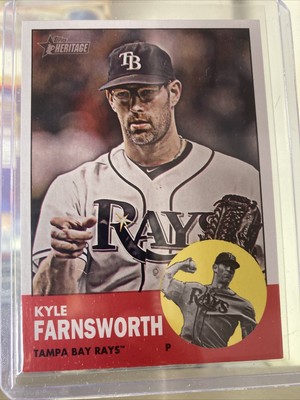 2012 Topps Heritage Baseball #421 Kyle Farnsworth | eBay