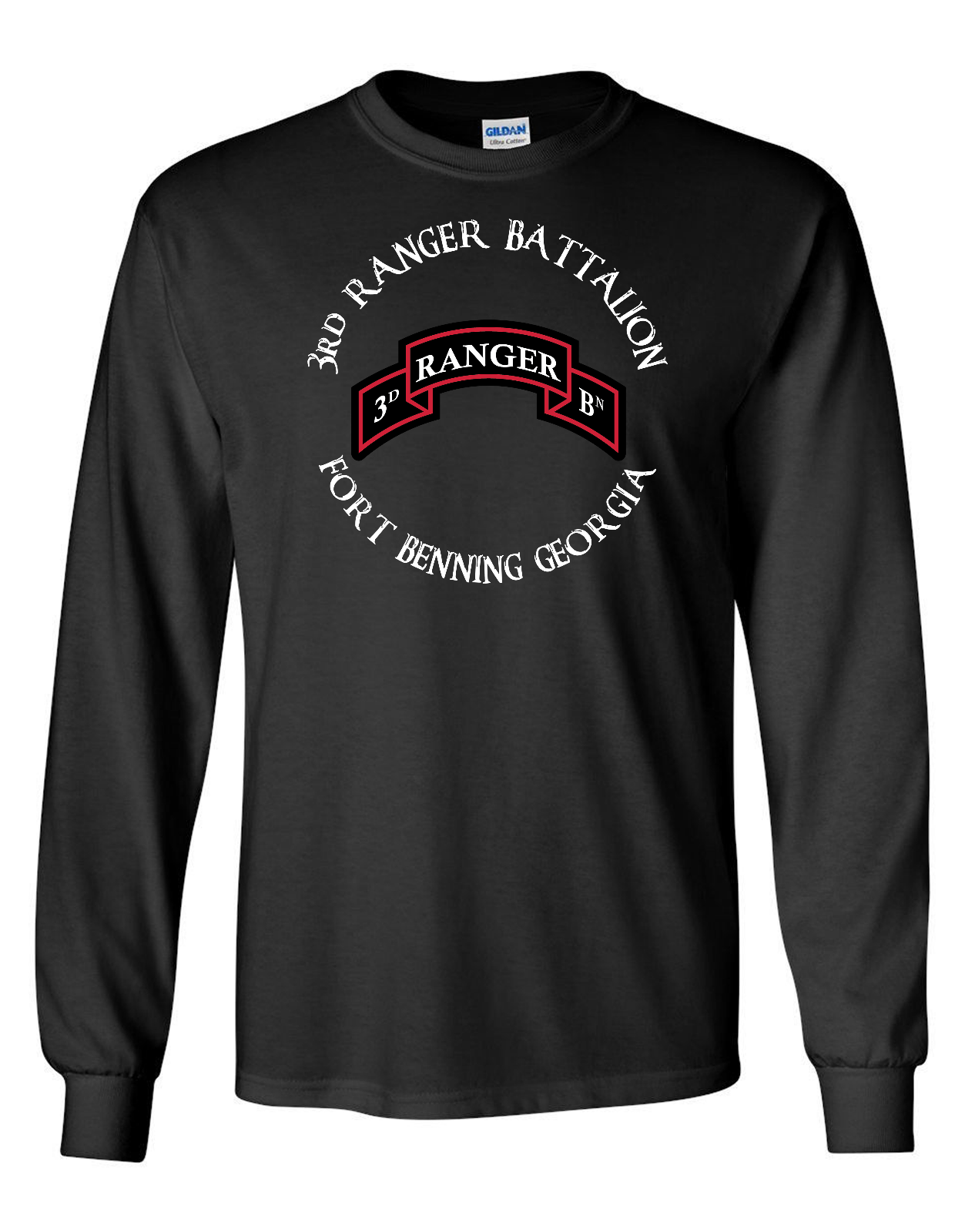 3rd Ranger Battalion Logo Black And White