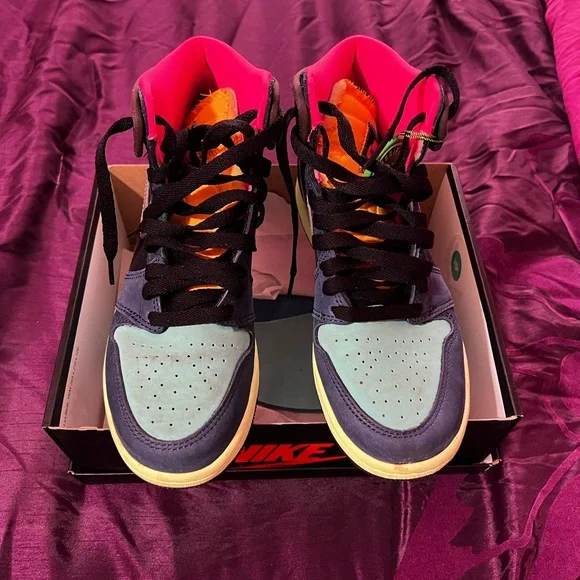 Nike Jordan 1 Retro High Tokyo Bio Hack (GS)- size 5y | eBay