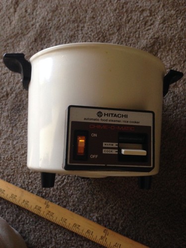 Hitachi Chime-O-Matic Automatic Food Steamer Rice Cooker Model RD-4053 ...