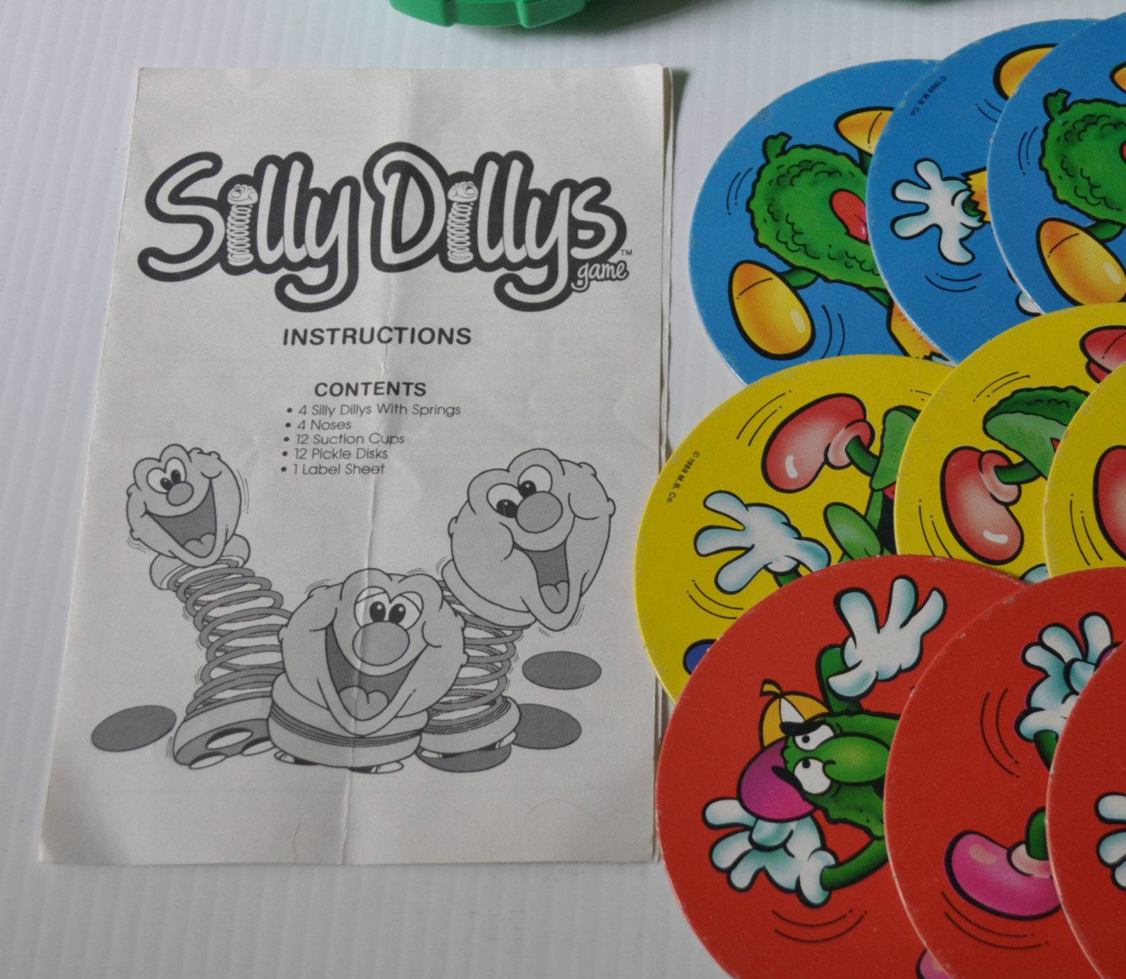 SILLY DILLYS GAME Milton Bradley PARTS & PIECES 1988 | eBay