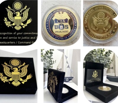 US Special Agent CIA Central Intelligence Agency Challenge Coin USA | eBay