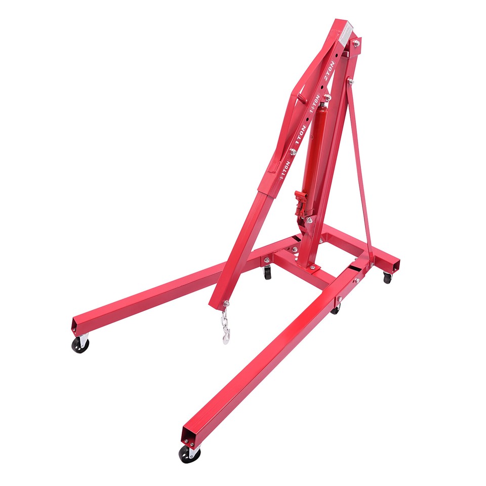 Engine Hoist & Leveler Cherry Picker Folding Hydraulic Crane Lift Tools ...