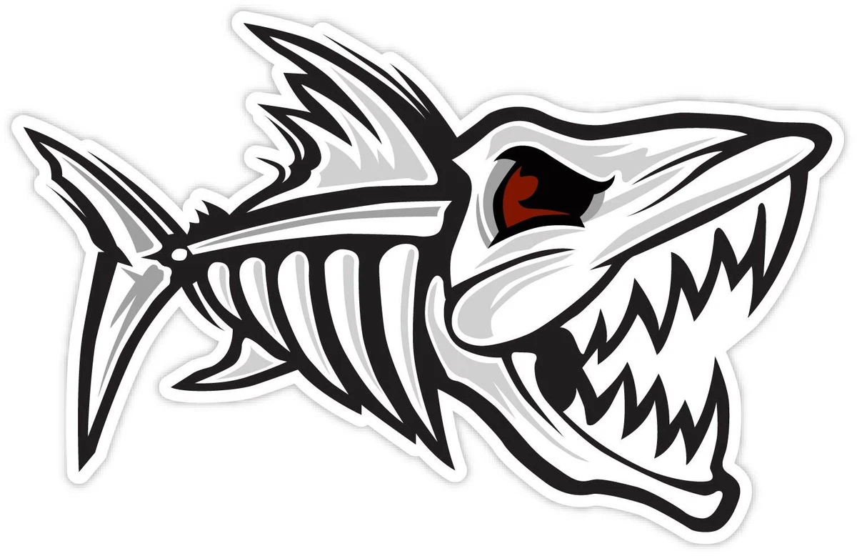Fish Skeleton Decal