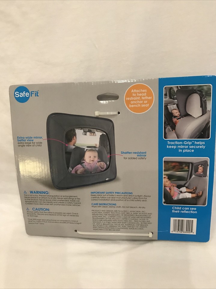 Safefit Baby Shatter Resistant Kids Rear Seat Car Mirror Infant Back ...