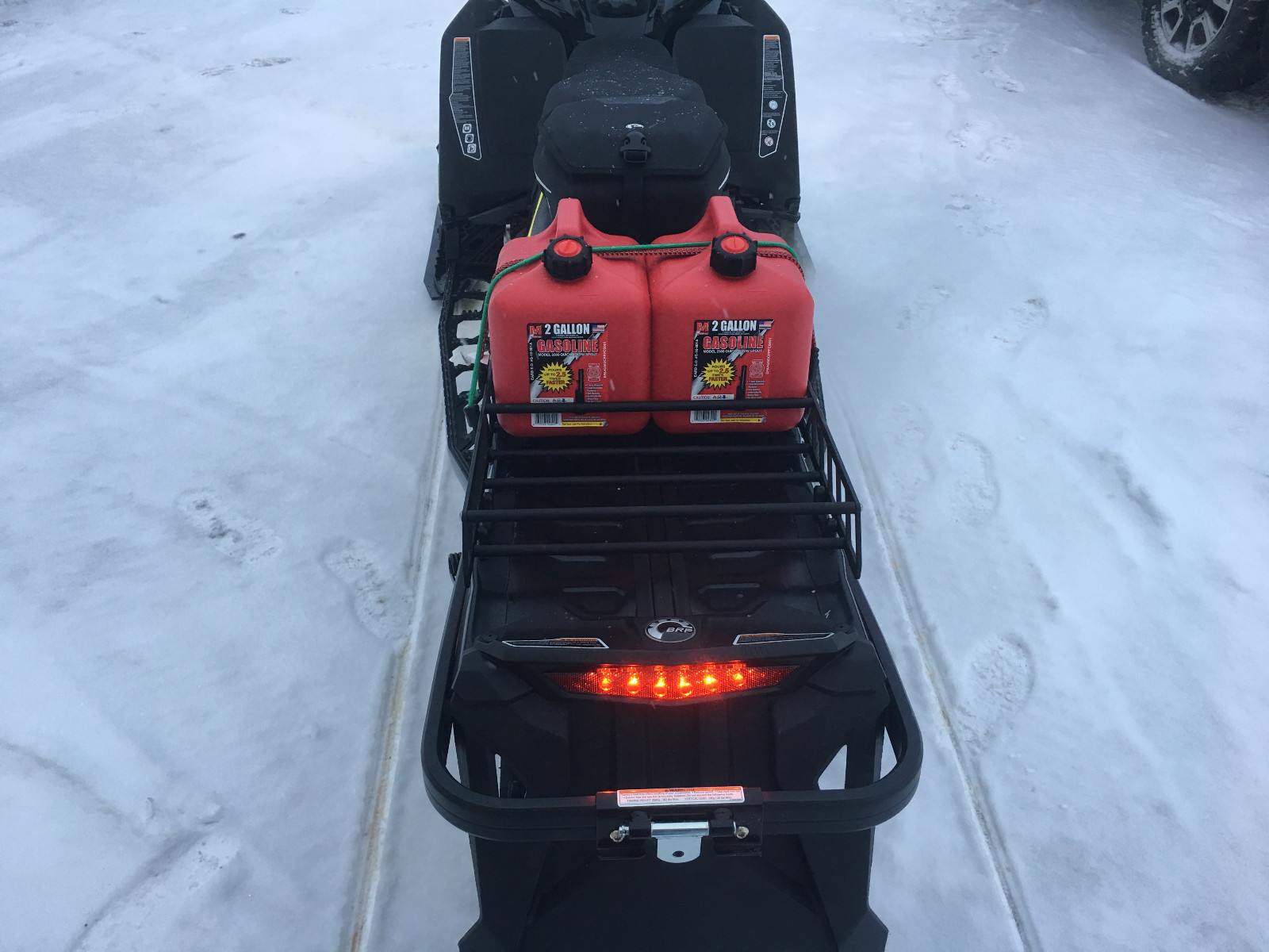 Ski-Doo LinQ 146+ Snowmobile Rack, Cargo System, Tunnel Bag, Tunnel ...