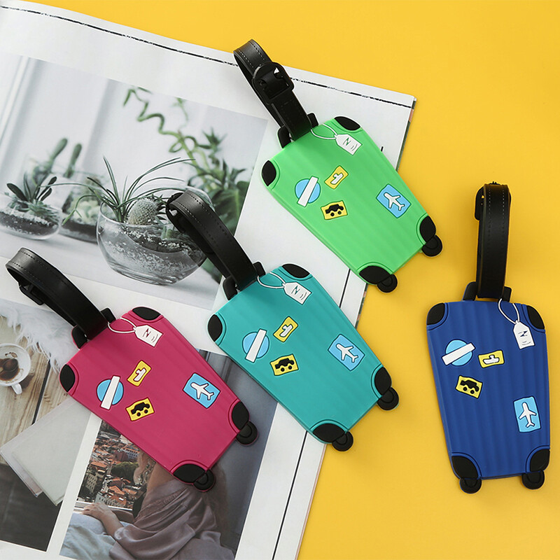Creative Cartoon Luggage Tags design ID Identifier Tag Address travel ...