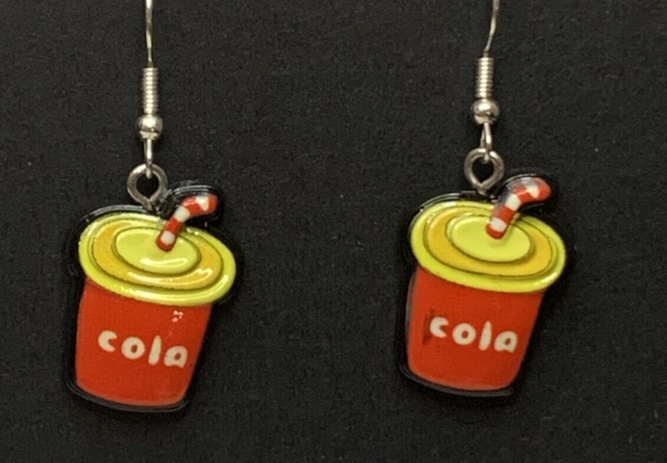 Drink Earring, Soda Earring, Pop Earring, Soda Pop Earring, Gift Idea, Novelty | eBay