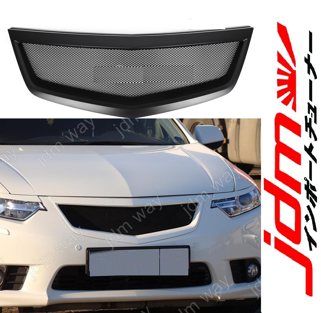 for Acura tsx front grill honda accord 8 2011-2013 euro r type r | eBay