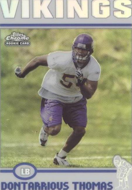 2004 Topps Chrome - Dontarrious Thomas #187 Refractor (RC) for sale ...