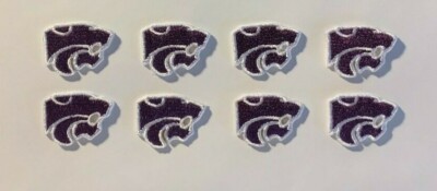 kansas state patch k state wildcats KS State cat head iron on patches 1 ...