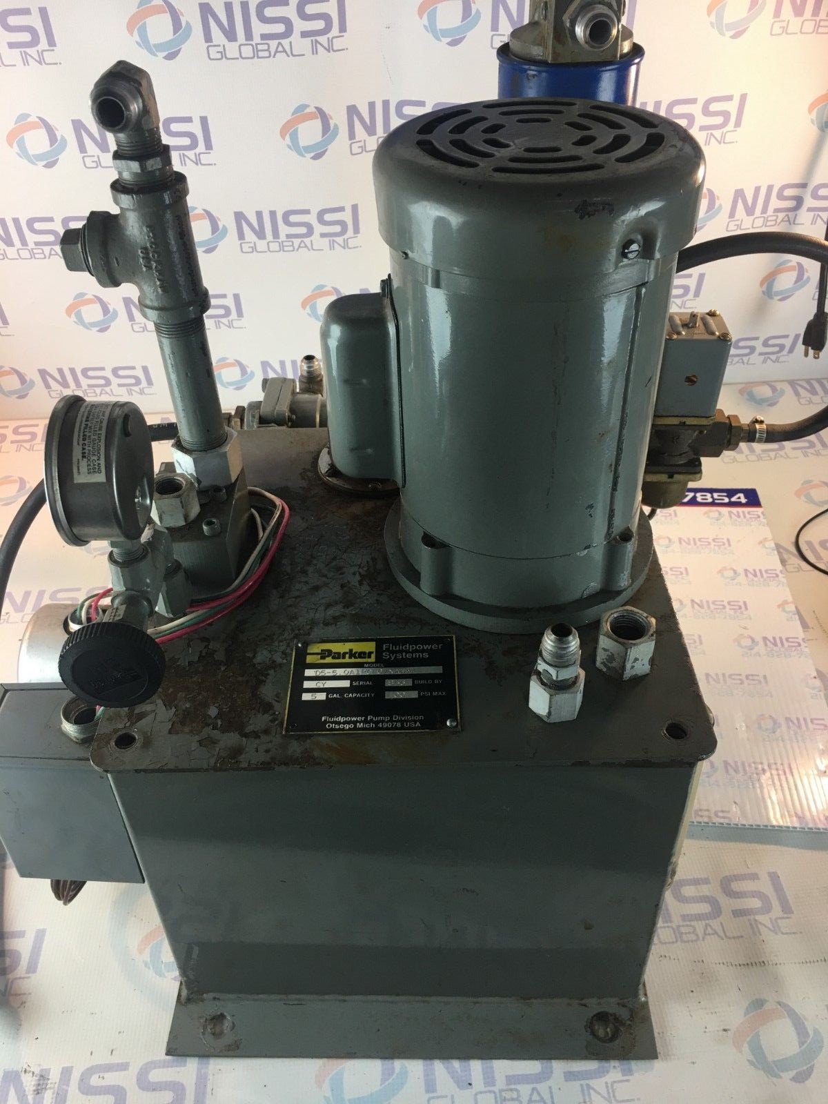 PARKER D5-5.0A1PCE0Z X2B938 FLUID POWER SYSTEM W/HEAT EXCHANGE B 401-A4-0 | eBay