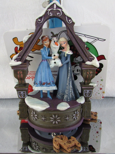 Disney Sketchbook Ornament 2017 Frozen Olaf Anna Elsa Singing NWT | eBay