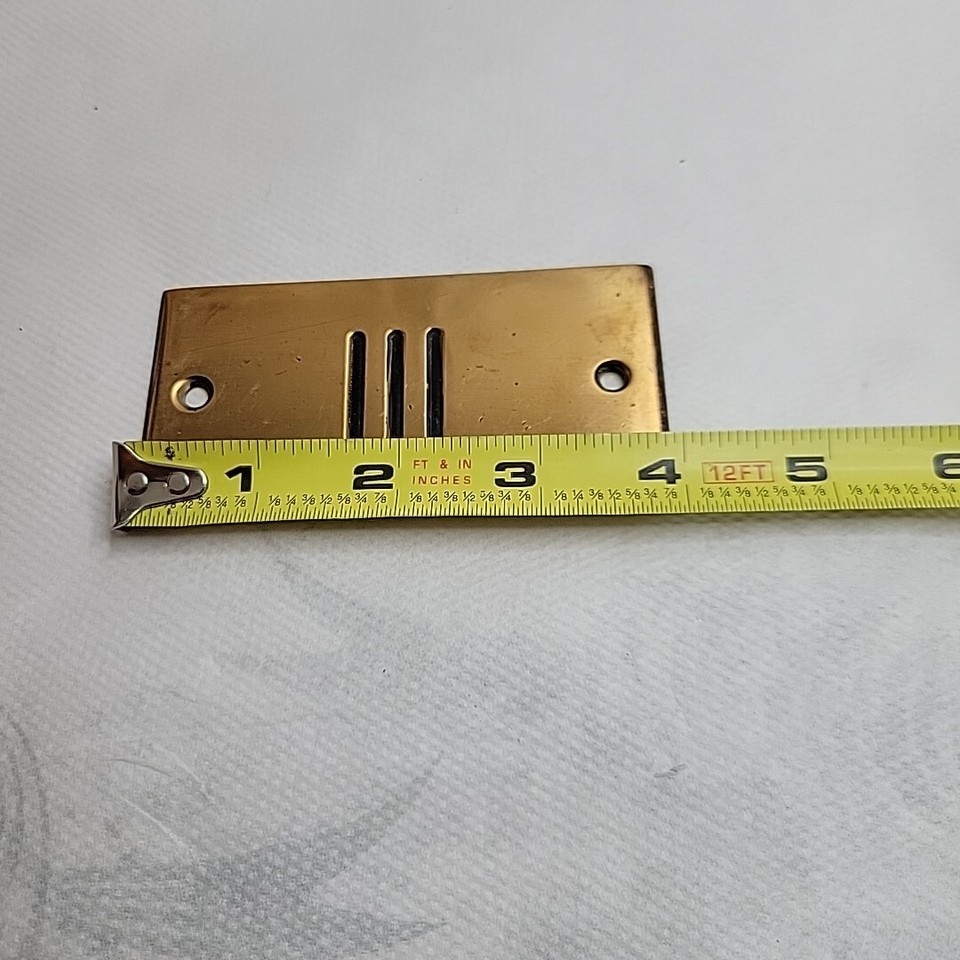 Vintage Nautical Boat Ship Decor Brass Small Sign Plaque Repurpose ...