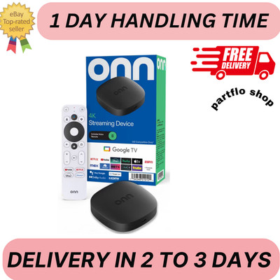 onn 4K Streaming Device, Google TV Fast Streaming, Ultra HD 8GB Storage ...