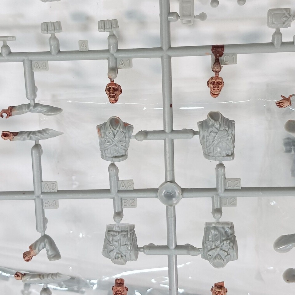 Lot of 3 Dragon Military Plastic Infantry Model Figure KITS 1:35 Scale ...