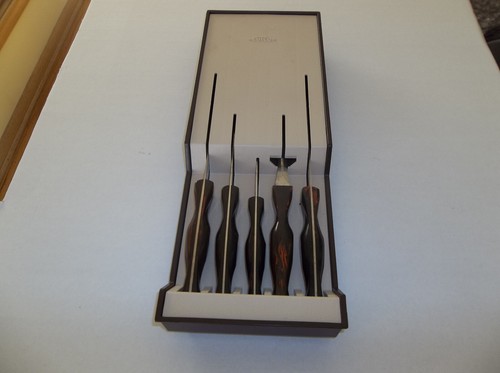 Cutco Vintage Knife Set Knives w Tray 1787 1722 1729 1727 1724 Classic ...