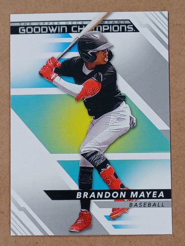 2022 UD Goodwin Champions Base #19 Brandon Mayea - Baseball | eBay