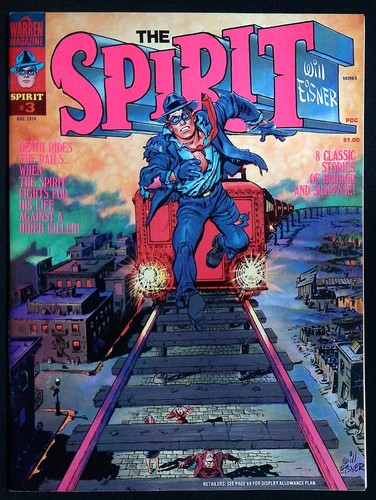 THE SPIRIT #3 ~ VF 1974 WARREN MAGAZINE ~ WILL EISNER STORY & ART, W.B ...