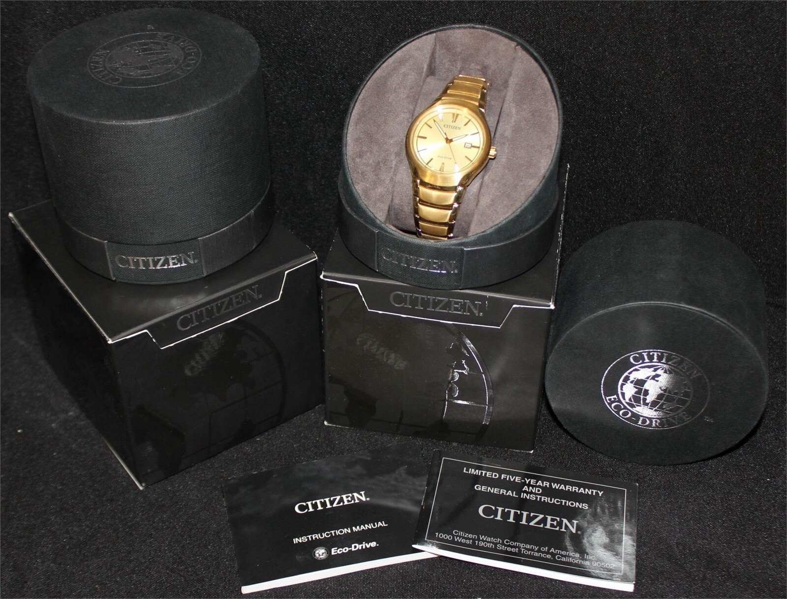 Citizen Watch w/ 2 Cases - Gem