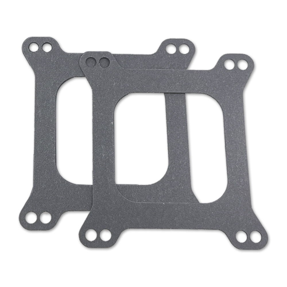 2Set Holley Edelbrock Carb Base Flange Gasket Open Carburetor 4 Barrel ...