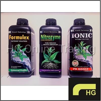 Growth Technology Nitrozyme, Formulex, Ionic PK Boost - 100ml/300ml/1L/5L Litre | eBay UK