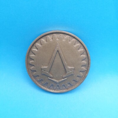 Assassin's Creed Double-Sided Coin - 3D Printed Resin - see description ...