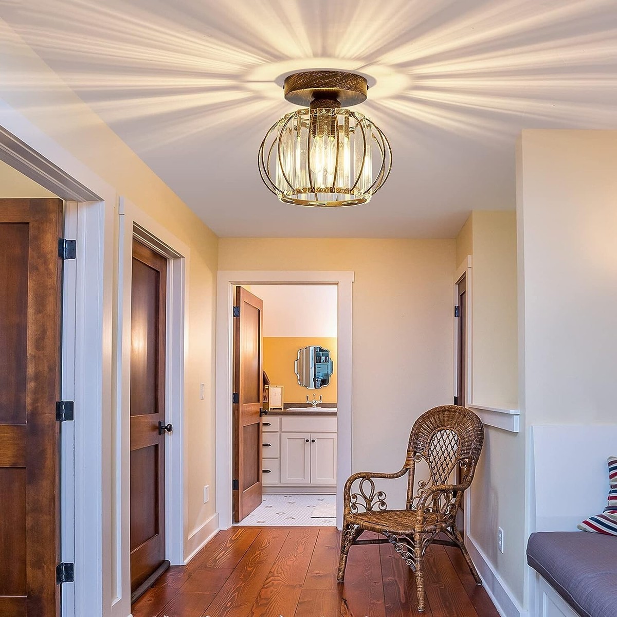 Small Flush Mount Ceiling Light Fixture | Shelly Lighting