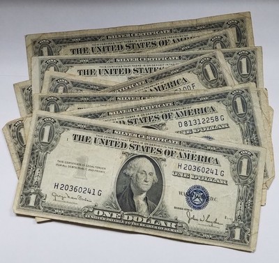 1935 Era $1 Silver Certificate Banknote | $1 Bill | Circulated | One ...